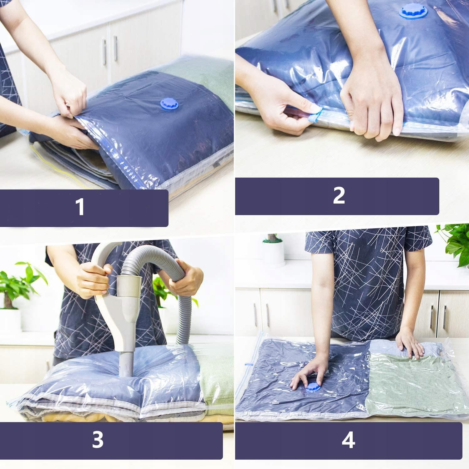 Spinel Home Worek Próżniowy 60X40Cm Worki Próżniowe Do Ubrań - Ceny i ...