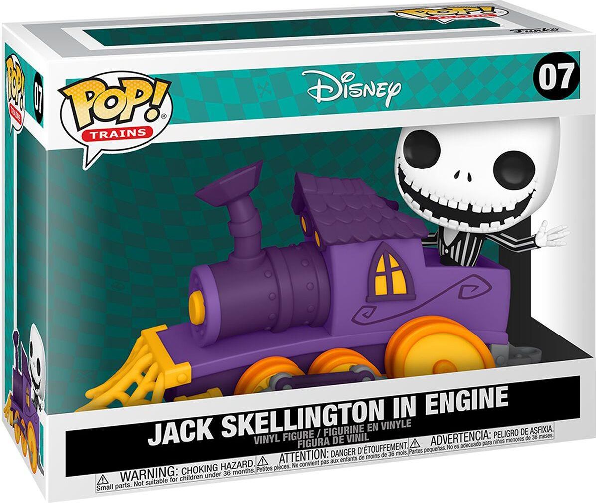 Miasteczko Halloween Jack Skellington In Engine Pop Train Vinyl Figur ...