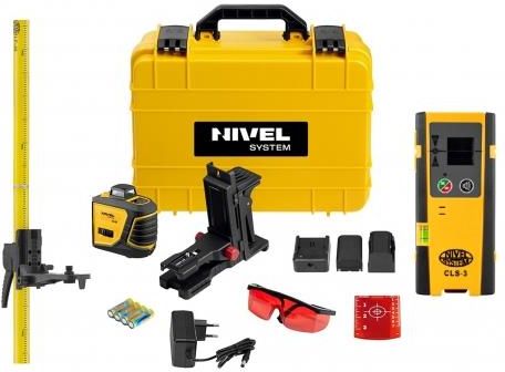 Niwelator Nivel System Cl2D Laser Krzyżowy Samopoziomujący + Czujnik ...