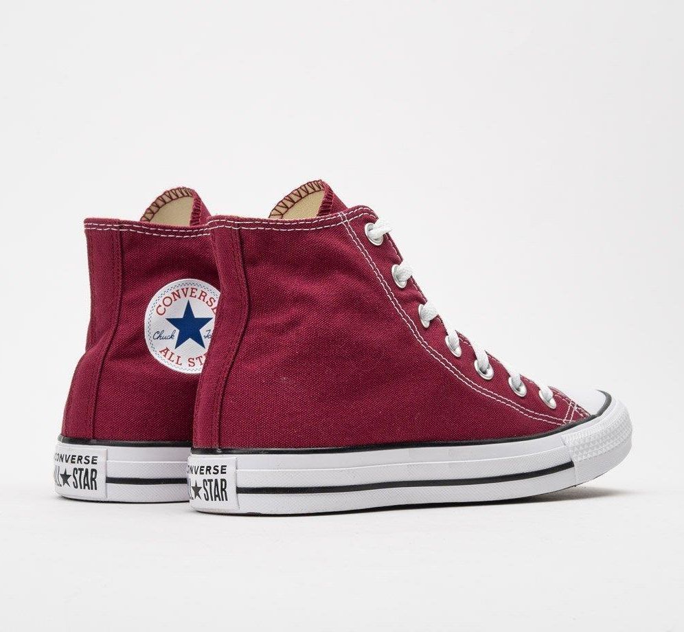 Trampki Converse Chuck Taylor All Star Hi Bordowe M9613C - Ceny i ...