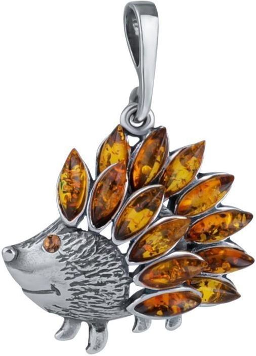 AMBER ART GUTOWSKI SREBRNY WISIOREK JEZYK Z BURSZTYNEM - Ceny i opinie ...