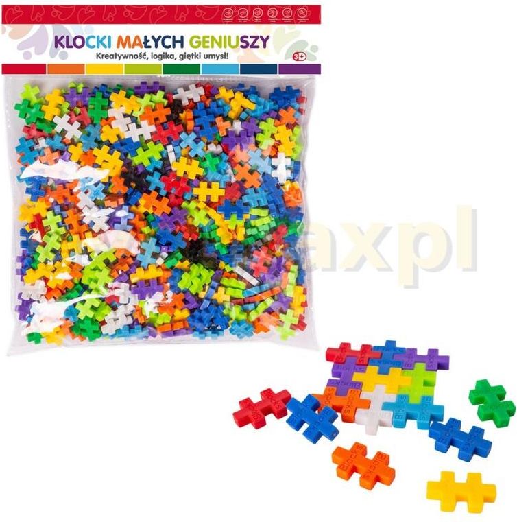 Askato Klocki Małych Geniuszy Mini Puzzle 266El. - ceny i opinie - Ceneo.pl