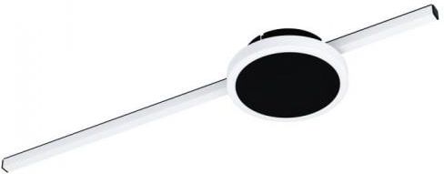 Eglo plafon LED Sarginto 6,3W 950lm 3000K biało/czarny 99608 - Opinie i ...