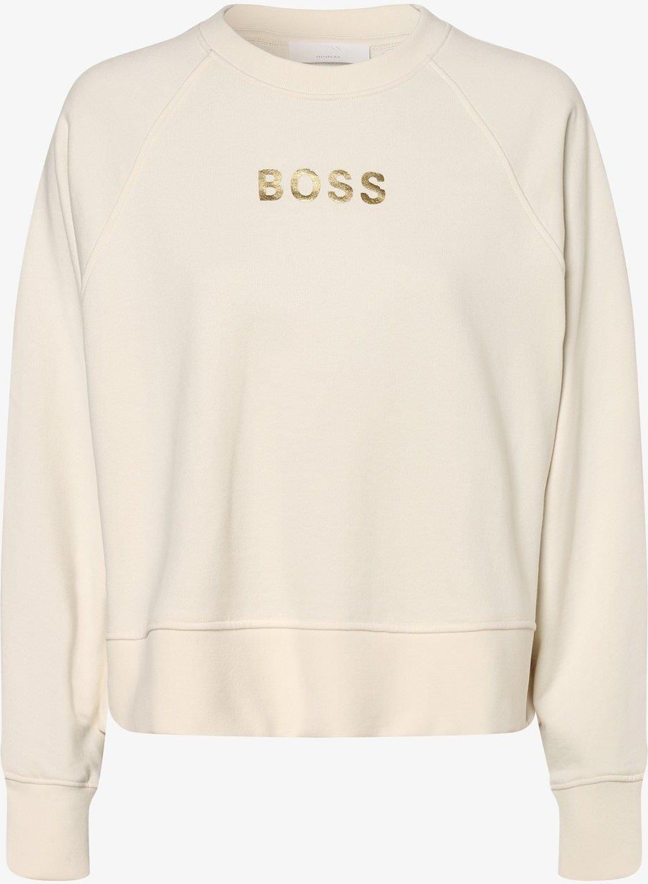 BOSS Casual - Damska bluza nierozpinana – C_Elia_Gold, biały - Ceny i opinie - Ceneo.pl