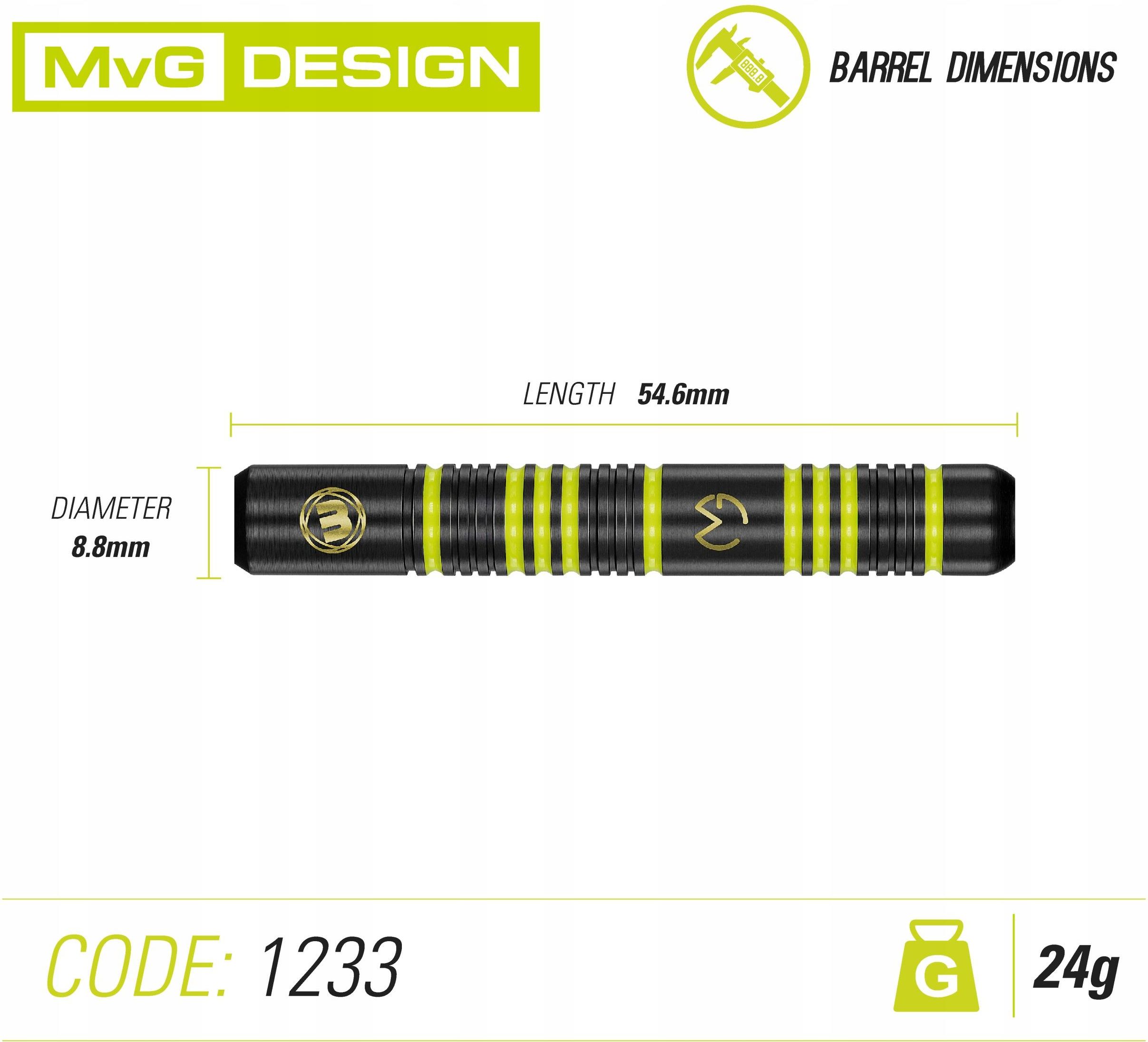 Winmau Lotki Rzutki Dart Mvg Ambition Steel 24G Michael - Ceny i opinie ...