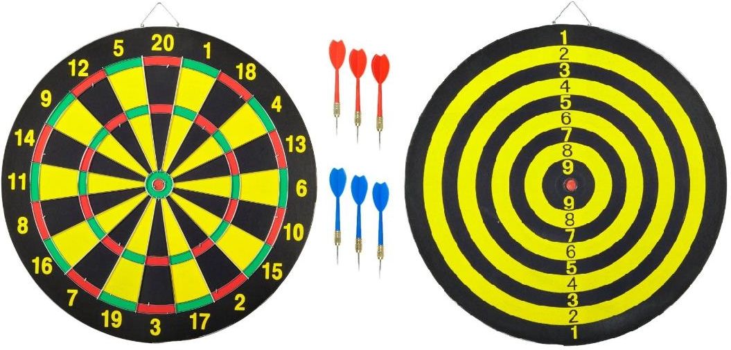 Kayoba Tarcza Do Darta Dwustronna 6 Rzutek Dart Ø 457 Mm - Ceny i ...