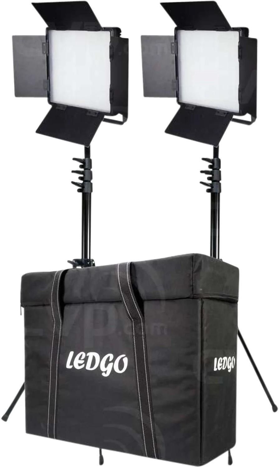LEDGO LG-600CSCII 2KIT+T (BI-COLOR) , Zestaw 2 lamp 36W, 3200K-5600K ...