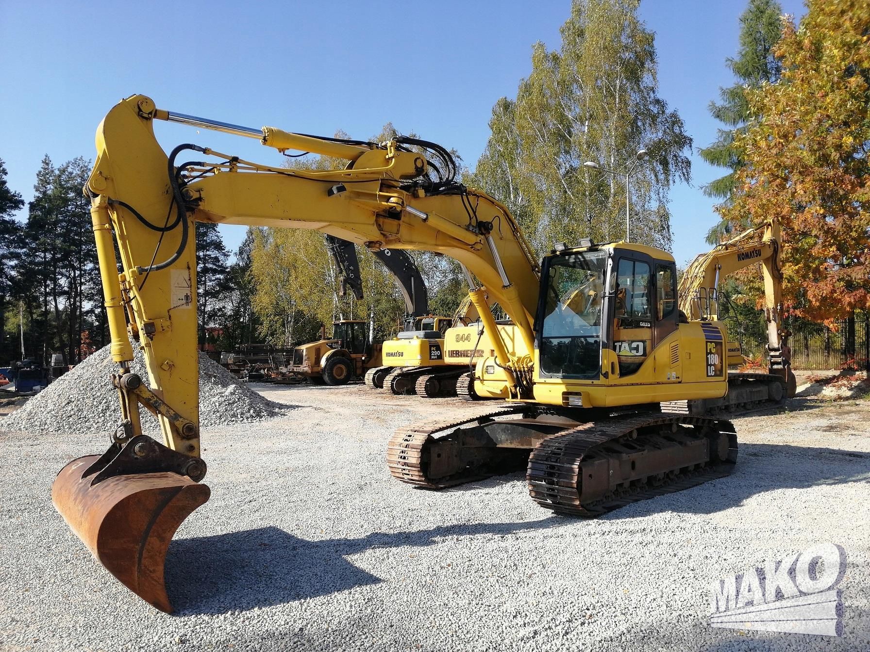 Koparka gąsienicowa Komatsu PC 180 LC-7K - Opinie i ceny na Ceneo.pl