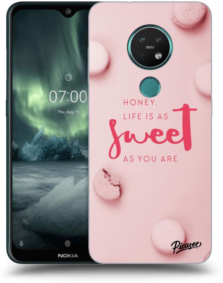Silikonowe przeźroczyste etui na Nokia 7.2 - Life is as sweet as you ...