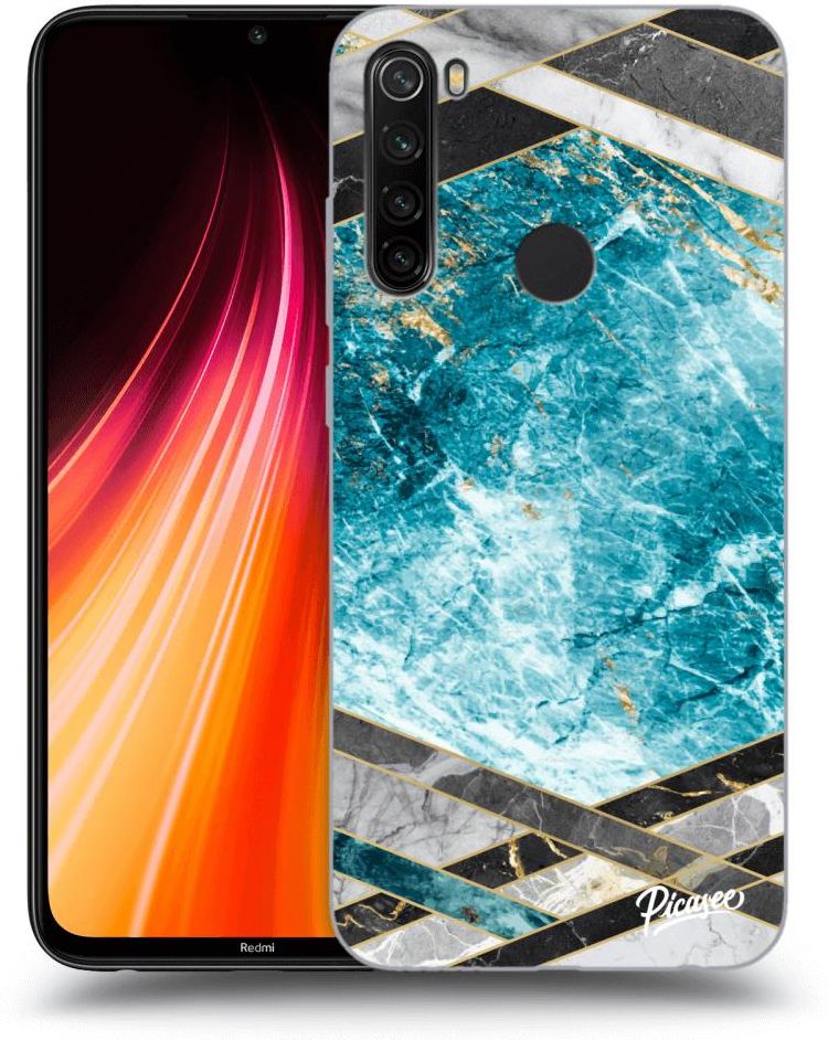 ULTIMATE CASE pro Xiaomi Redmi Note 8T - Blue geometry - Etui na ...