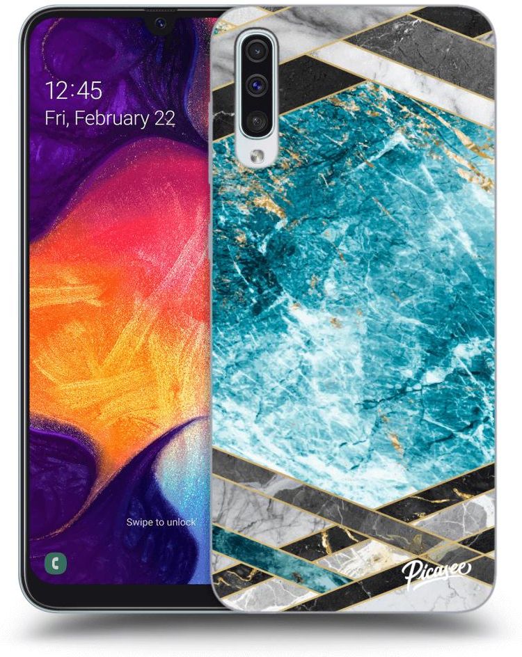 ULTIMATE CASE pro Samsung Galaxy A50 A505F - Blue geometry - Etui na ...