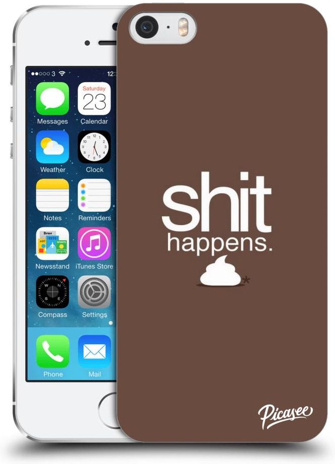 ULTIMATE CASE pro Apple iPhone 5/5S/SE - Shit happens - Etui na telefon, ceny i opinie - Ceneo.pl