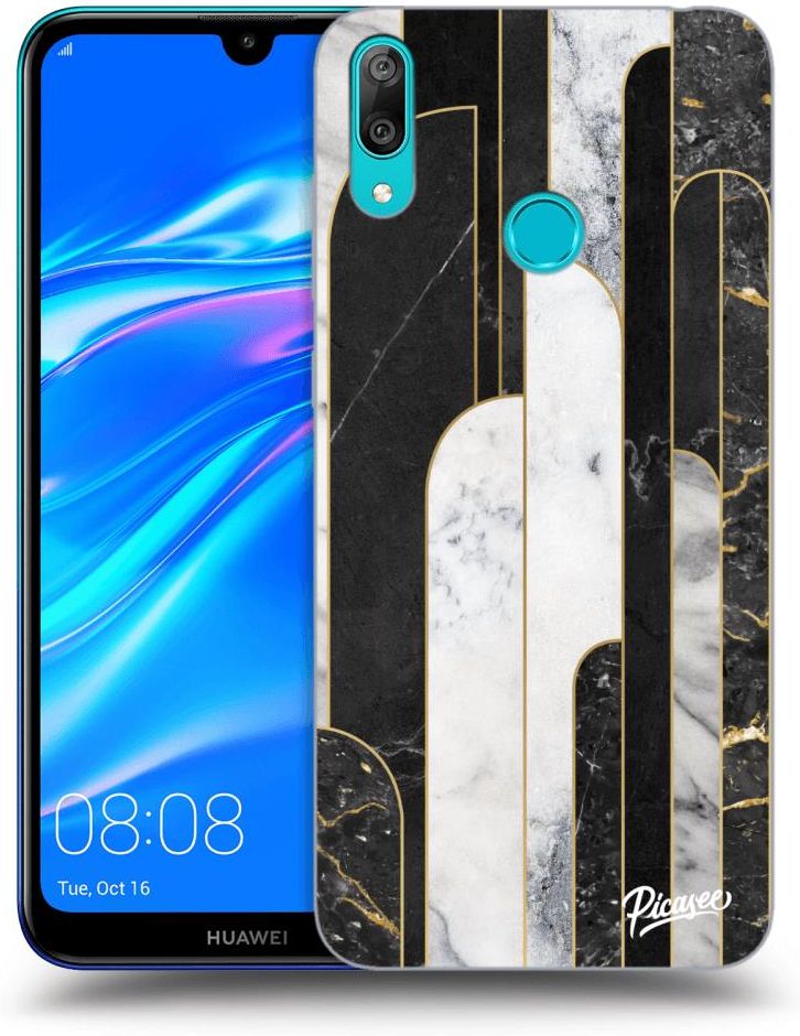 ULTIMATE CASE pro Huawei Y7 2019 - Black & White tile - Etui na telefon ...
