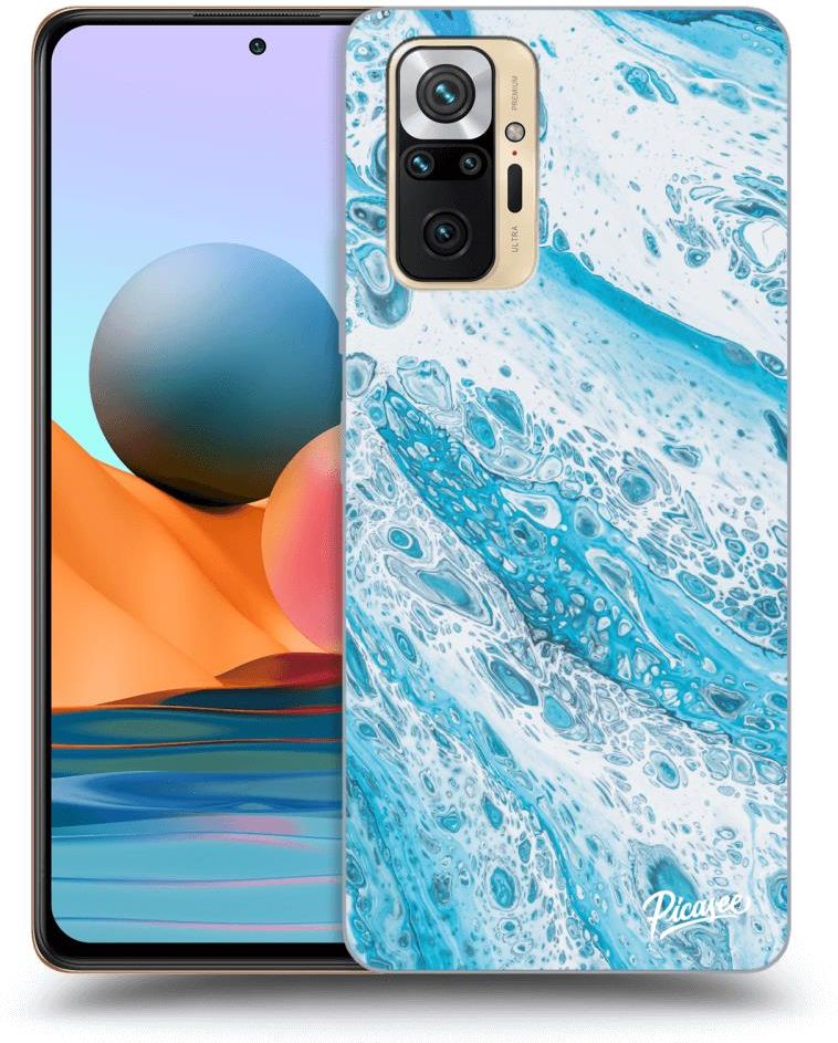 ULTIMATE CASE pro Xiaomi Redmi Note 10 Pro - Blue liquid - Etui na ...
