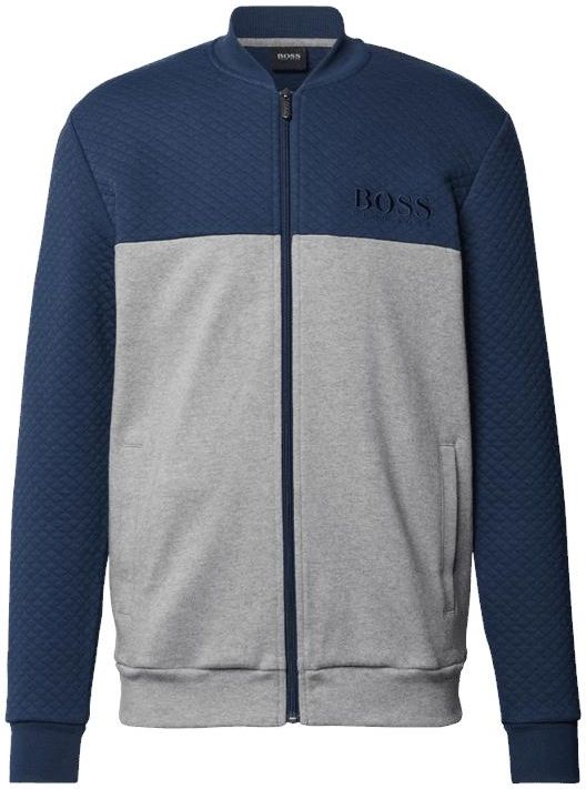 Boss Bluza Rozpinana Z Wyhaftowanym Logo I Obszyciem W Kontrastowym ...