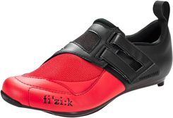 Fizik Transiro Powerstrap R4 Triathlonowe buty rowerowe czarny czerwony ...