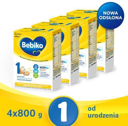 Bebiko 1 Mleko Początkowe Proszek Od Urodzenia 4X800G - Ceny i opinie ...