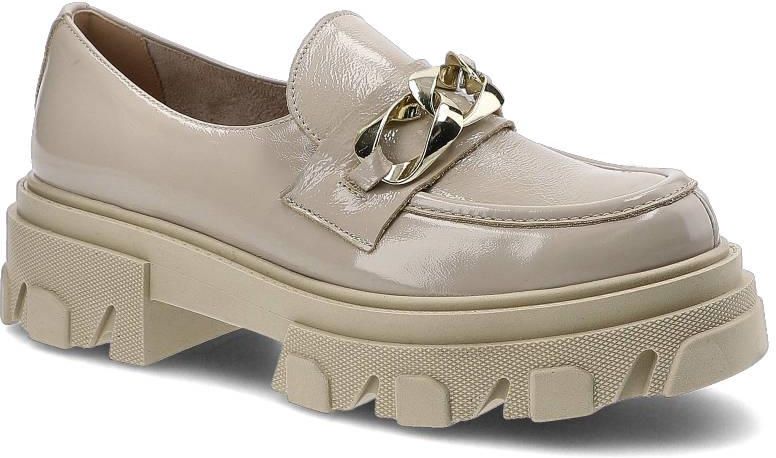 Półbuty LEMAR 20083 Naplak Beż+Zł - Ceny i opinie - Ceneo.pl