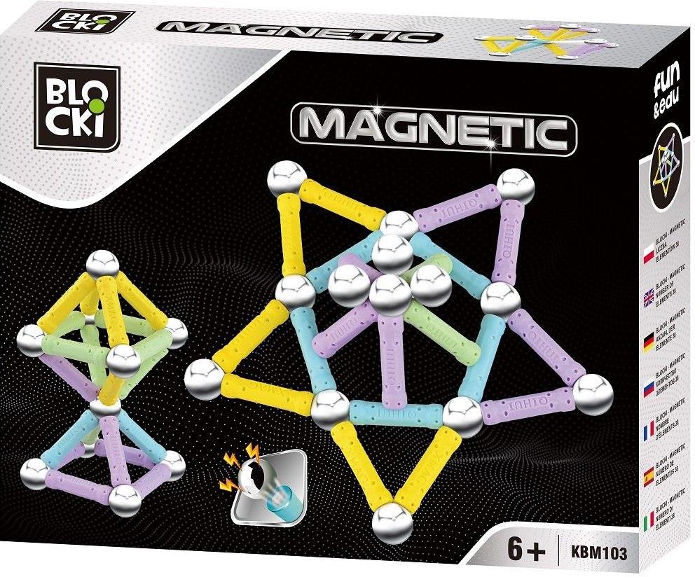 Klocki Blocki Magnetic 38 El. (KBM103) - ceny i opinie - Ceneo.pl