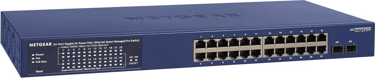 Netgear Switch Gs724Tpp-100Eus - Akcesoria do monitoringu - Ceny i ...