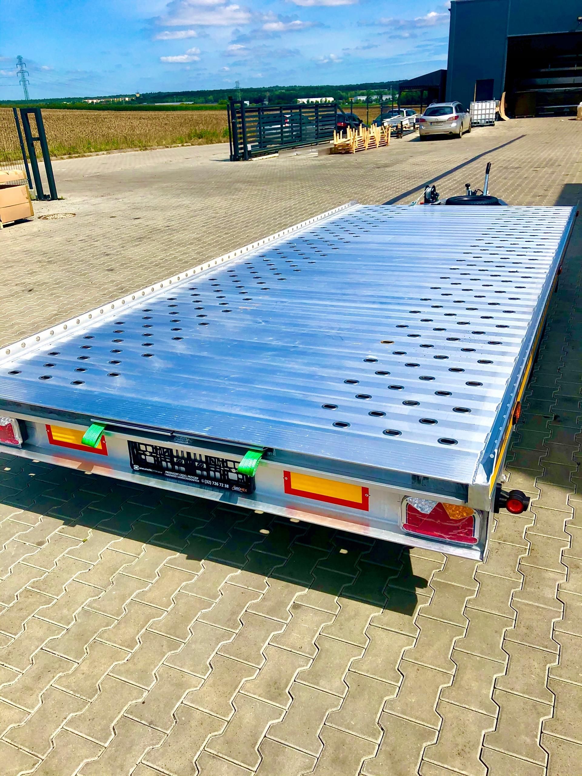 PRZYCZEPA, LAWETA ALUMINIOWA GROMEX 4,6m - Opinie i ceny na Ceneo.pl