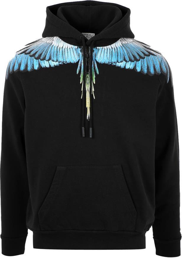 Marcelo Burlon Marcelo Burlon, Hoodie Czarny, male, rozmiary: M,S,L,XL ...