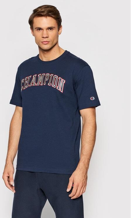 Champion T-Shirt 216581 Granatowy Comfort Fit - Ceny i opinie - Ceneo.pl