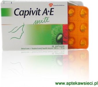 GlaxoSmithKline Capivit A+E mite 30 kaps - opinie, komentarze o ...