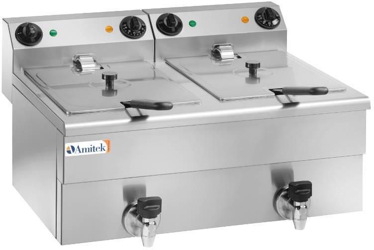 Amitek Frytownica Elektryczna 2X10L 2X3500W + Kran - Ceny i opinie ...