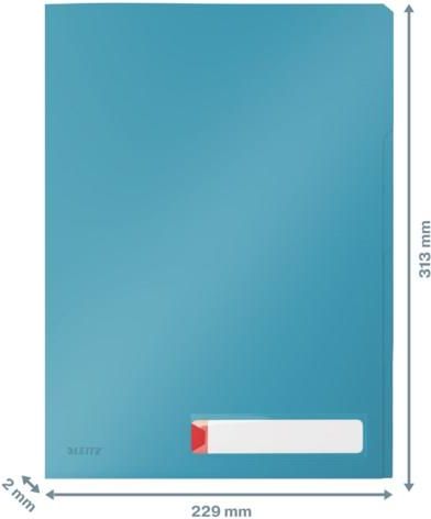 Leitz Folder A4 z 3 przegródkami Cosy niebieska 47160061 - Ceny i ...