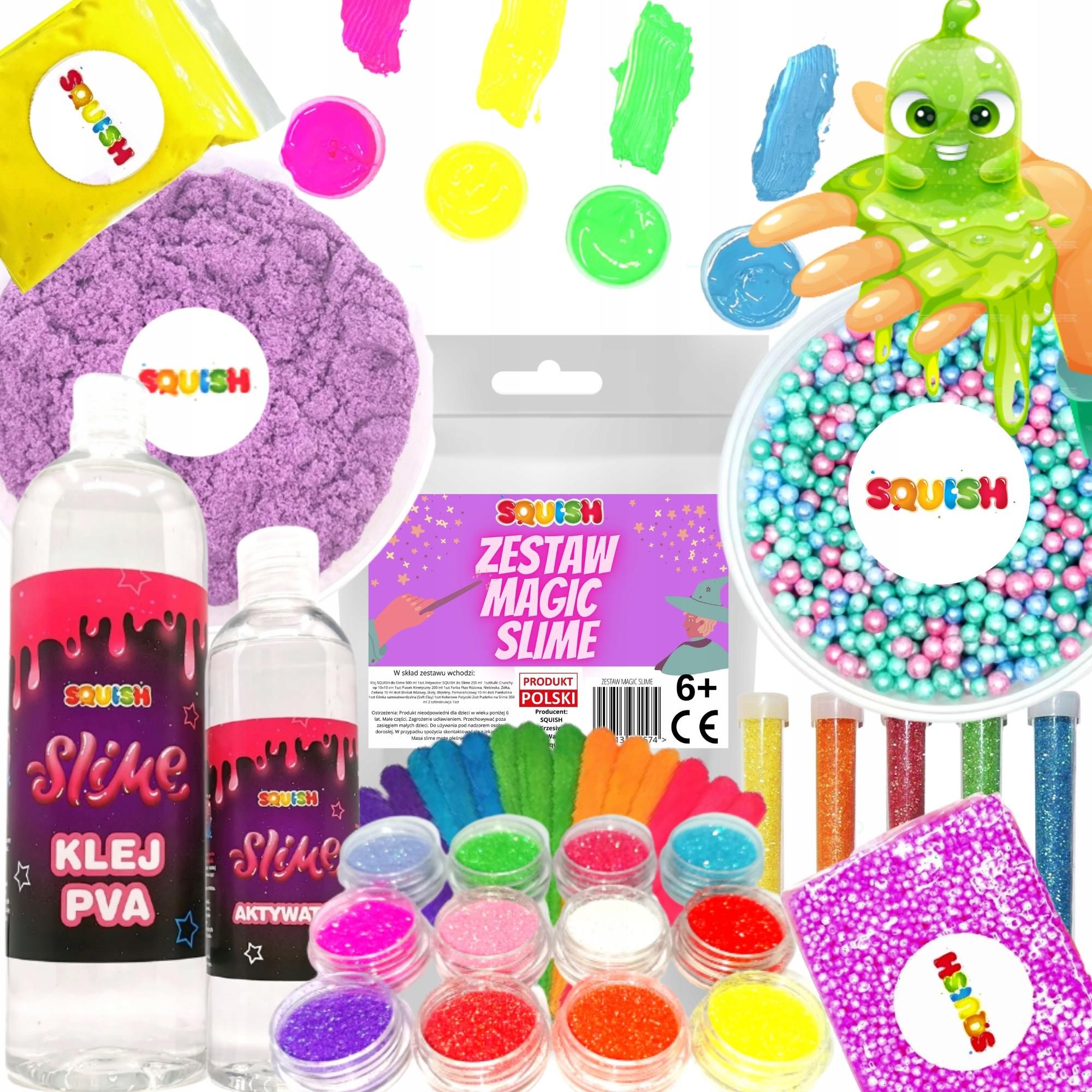 Squish Zestaw Slime Magic Wow Klej Pva Do Glutek - Ceny i opinie - Ceneo.pl