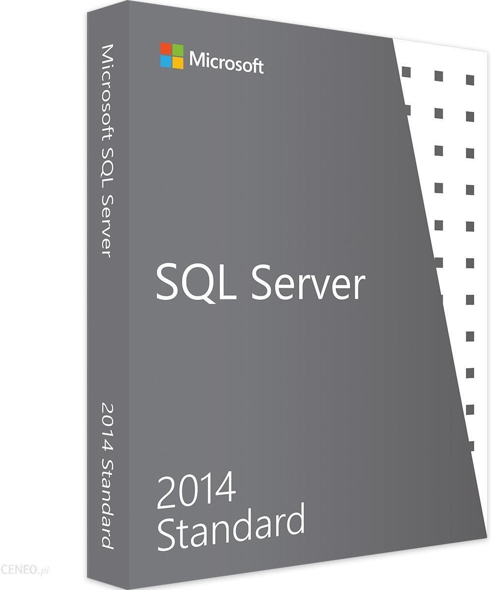 Programy serwerowe Microsoft SQL Server 2014 Standard +10 user CAL's ...