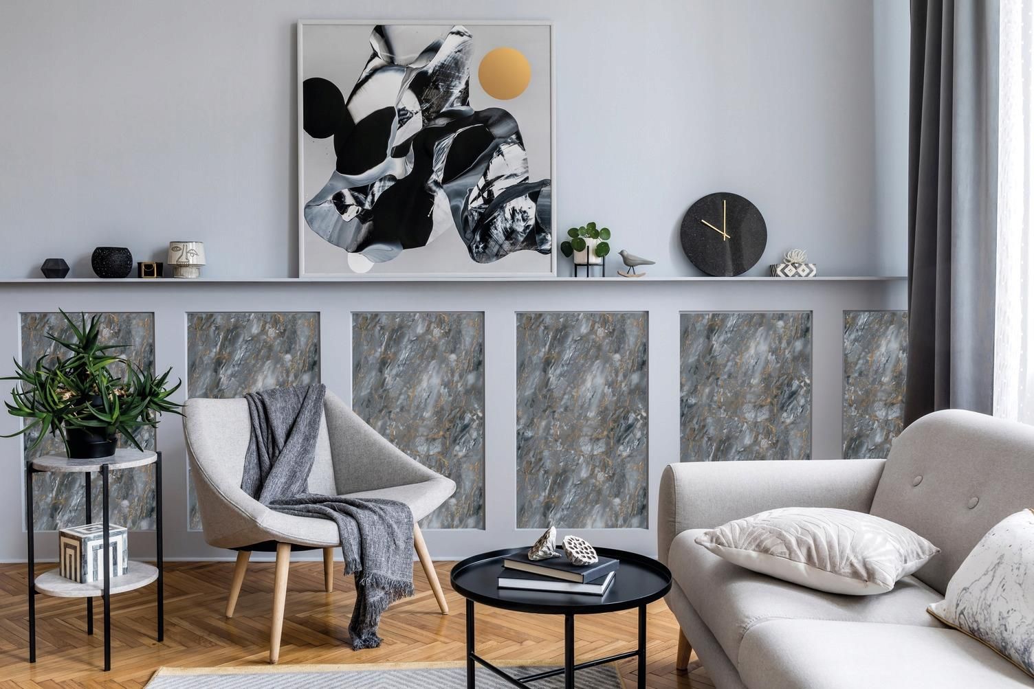 OKLEINA BIURKO PARAPET MARMUR ROMEO ZŁOTY 67X200 (3468177) - Opinie i ...