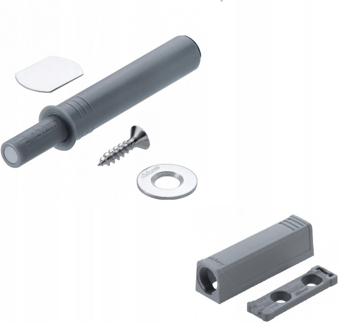 Tip-on Blum 956.1004 Krótki szary + Adaper+ wkręty - Opinie i ...