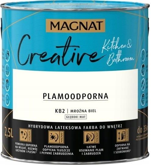 Farba Magnat Creative KB2 Mroźna Biel Mat biała 10L - Opinie i ceny na ...