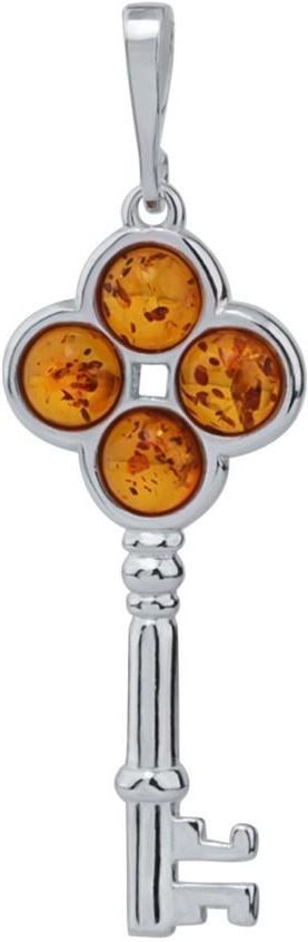 Amber Art Gutowski SREBRNY WISIOREK KLUCZ Z BURSZTYNEM 1126221 - Ceny i ...