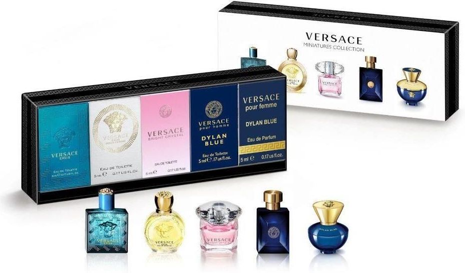 Perfum Unisex Versace Miniatures Collection Woda Toaletowa 5ml Zestaw ...