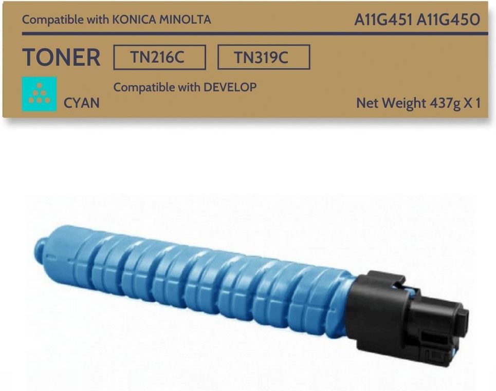 Gocolor Toner TN216C do Develop Ineo Plus 360 (KKMTC073CCKTGGP ...