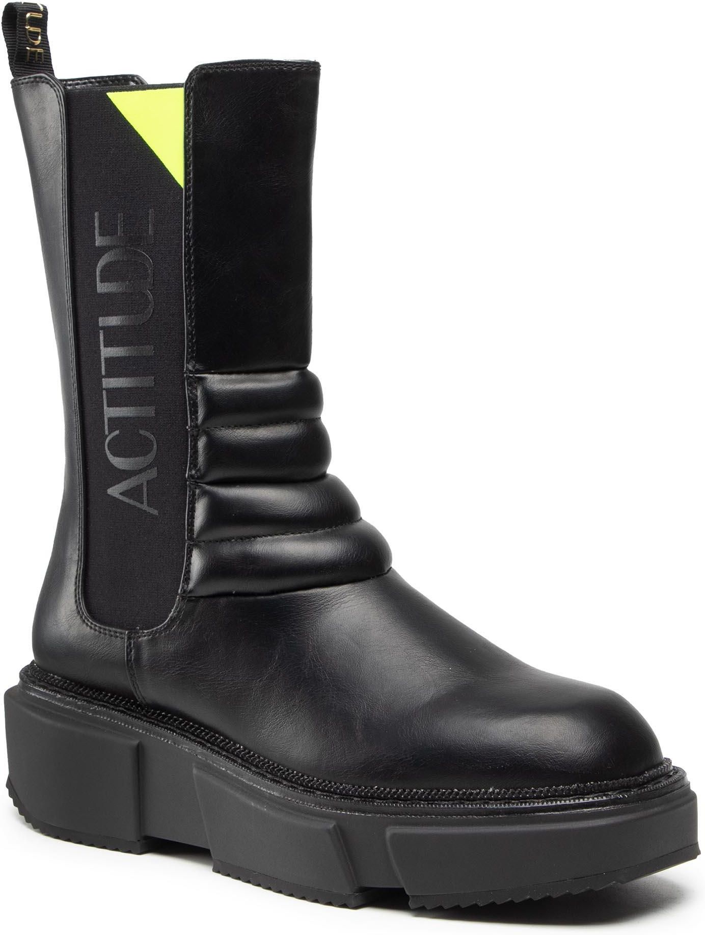 Botki TWINSET - Chelsea 212ACT028 Bic.Nero/Camel 06527 - Ceny i opinie ...
