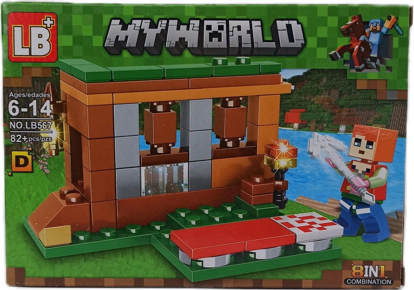 Lb Minecraft Klocki Zamiennik My World 82El. - ceny i opinie - Ceneo.pl