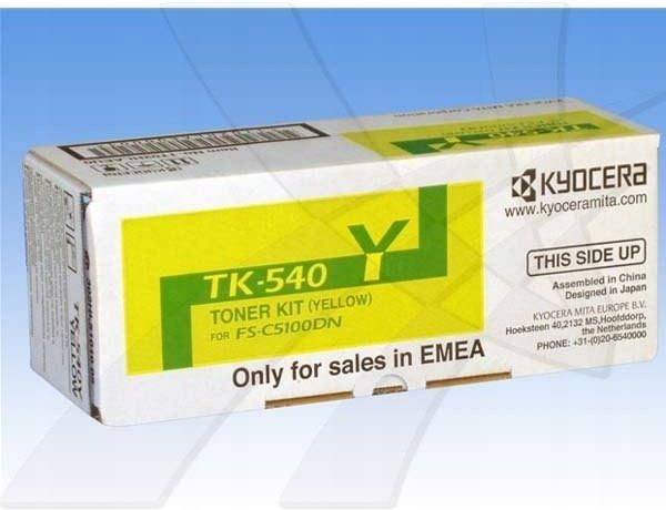 Kyocera TK-540 (TK540Y) - oryginalny toner, żółty (TK540) - Opinie i ...