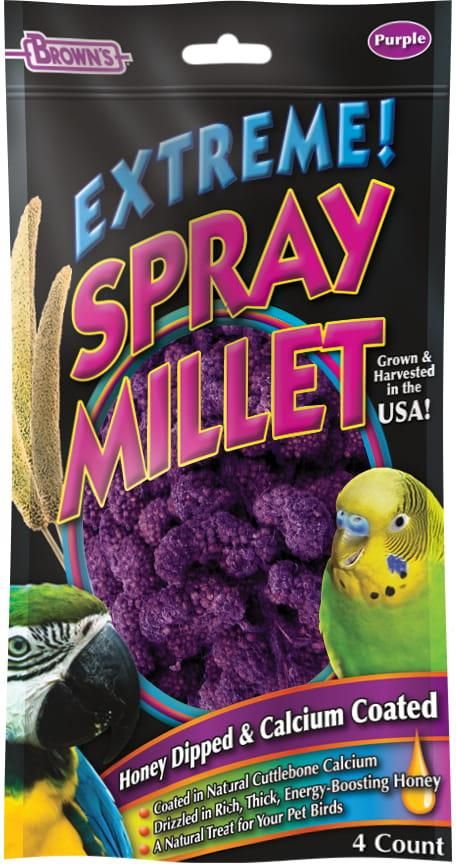 Brown'S Extreme Blueberry Recipe Calcium Coated Millet Spray Przysmak ...