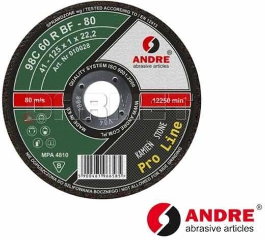 Ściernica płaska do przecinania PRO-LINE, wersja STONE, typ 41 - 230MM ...