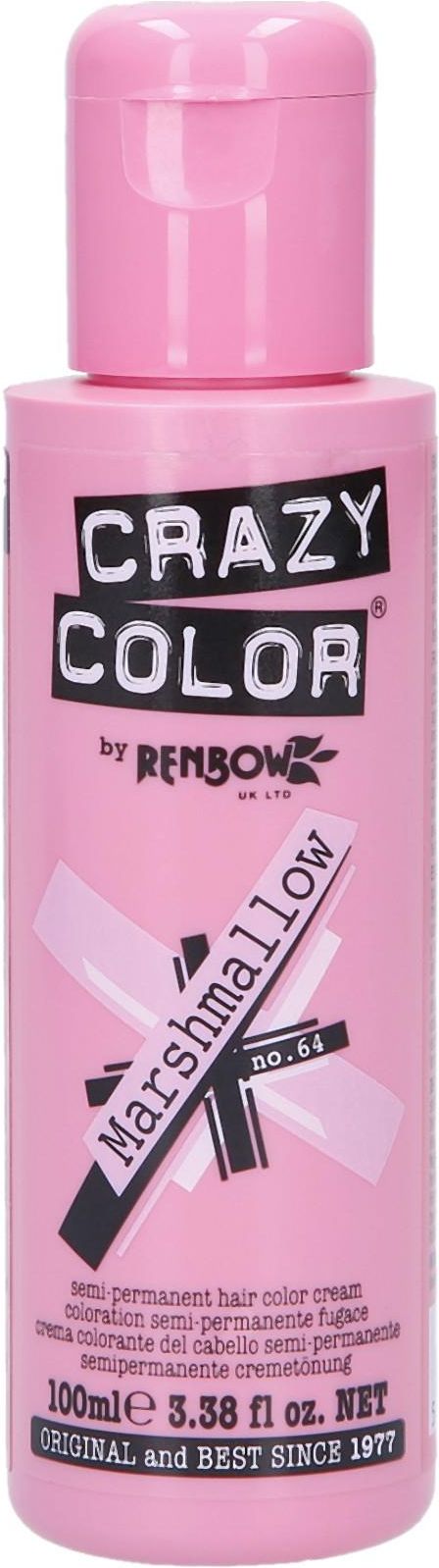 Crazy Color Trwała Koloryzacja Marshmallow Nr 64 100 ml - Opinie i ceny ...