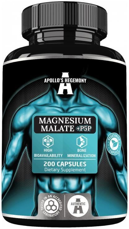 APOLLO'S HEGEMONY Magnesium Malate + P5P 200 kaps. - Opinie i ceny na ...