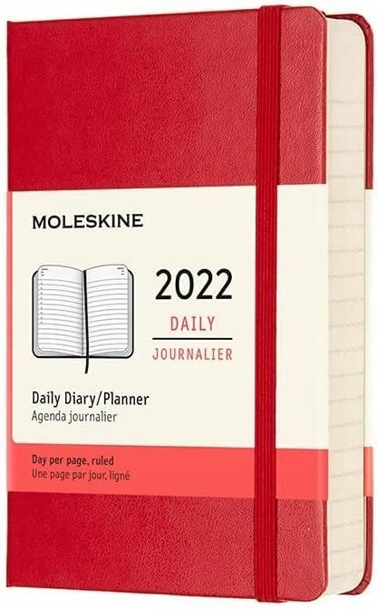 Moleskine Kalendarz Dzienny 2022 12M P Twarda Oprawa,Scarlet Red - Ceny i opinie - Ceneo.pl