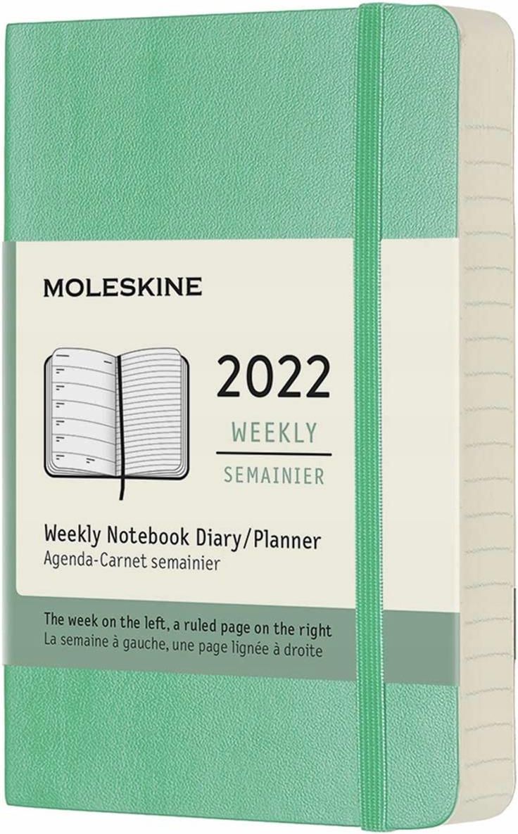 Moleskine Kalendarz Tygodniowy 2022 12M P Miękka Oprawa Ice Green - Ceny i opinie - Ceneo.pl