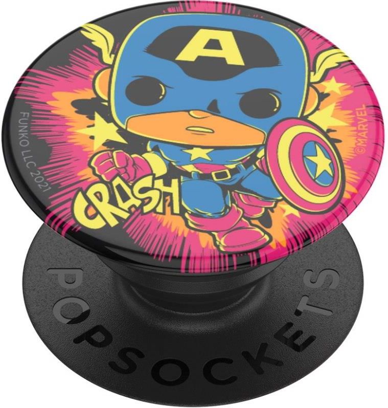 Popsockets uchwyt Captain America Funko Marvel - licencja - Gadżety ...