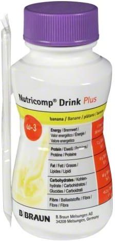 B.Braun NutriComp Drink Plus, preparat odżywczy, smak bananowy, 4 x 200 ml - Opinie i ceny na ...
