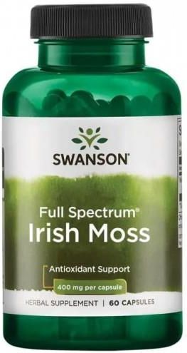 Swanson Full Spectrum Irish Moss - Irlandzki Mech 400mg 60kaps - Opinie ...